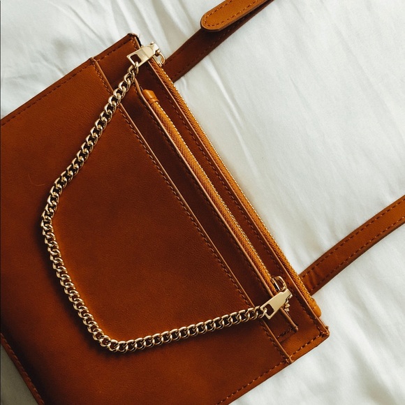 Forever 21 | Bags | Tan Crossbody Purse | Poshmark